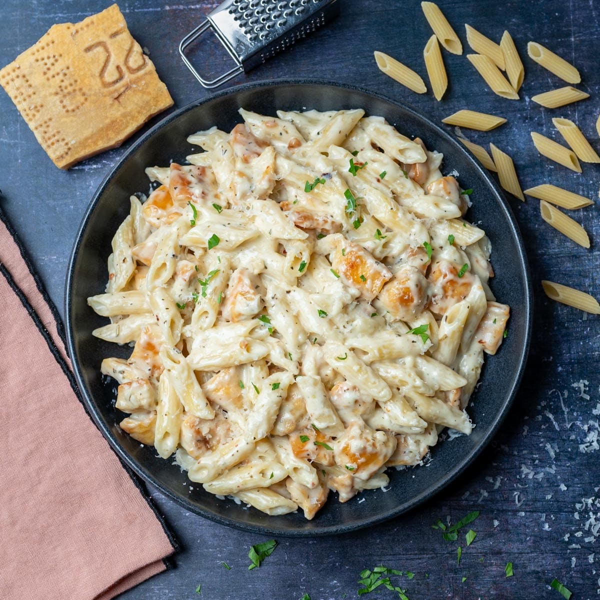 Creamy Sausage and Tomato Pasta – Skinny Spatula